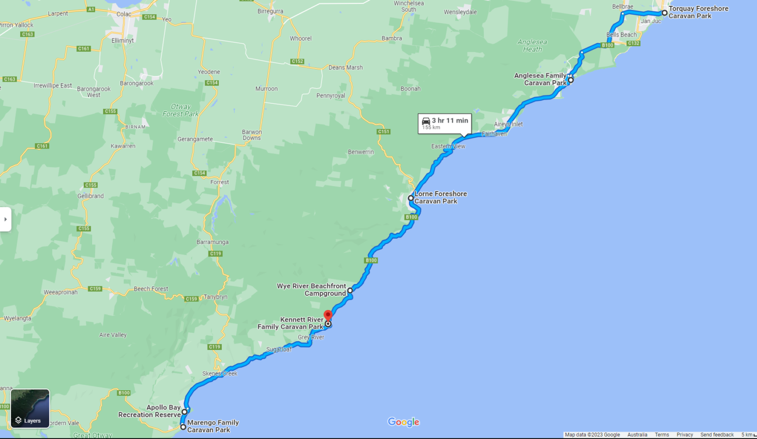 Great Ocean Road Map - Stops, Attractions, Beaches and Facilities ...